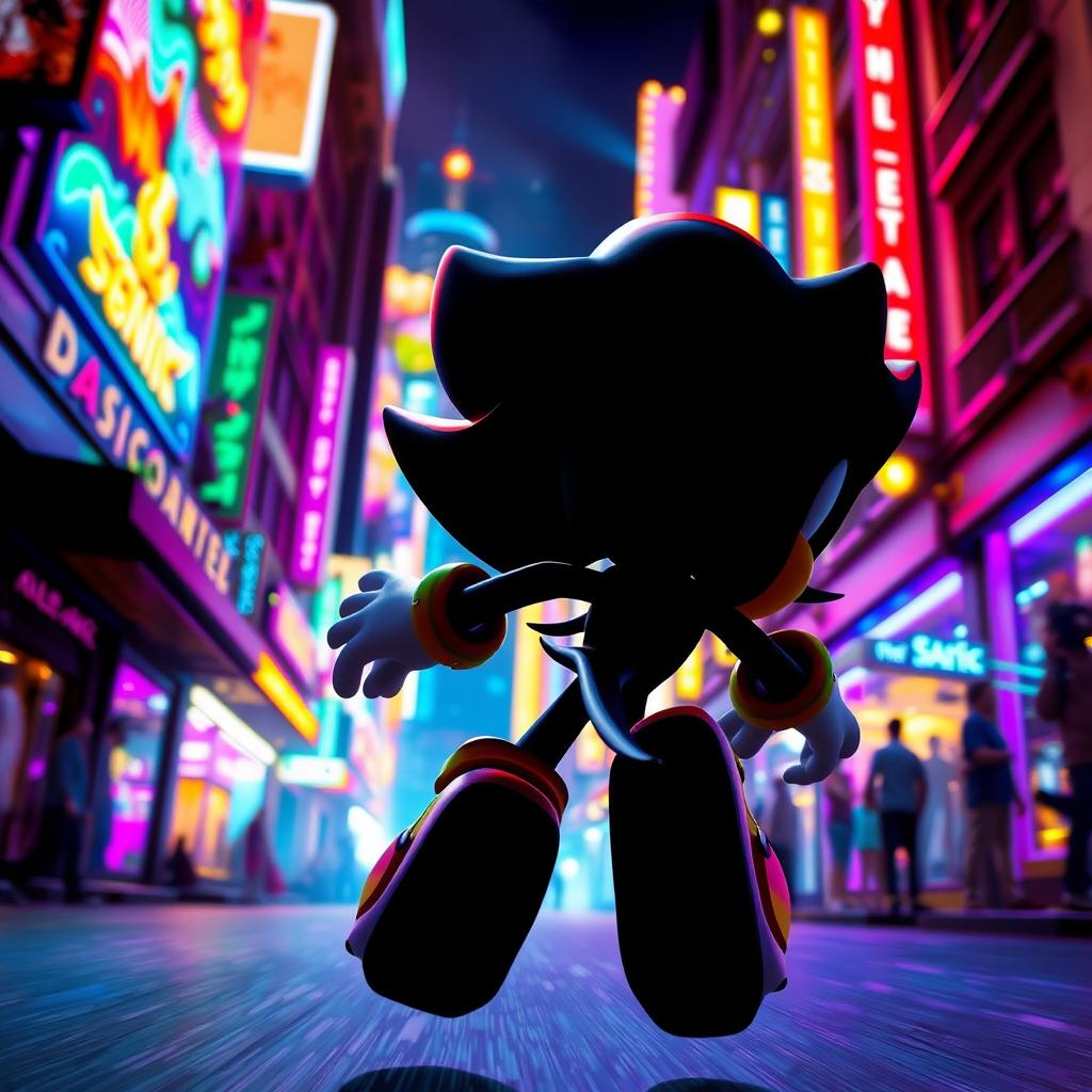 Unleash the Speed: Shadow the Hedgehog in Action