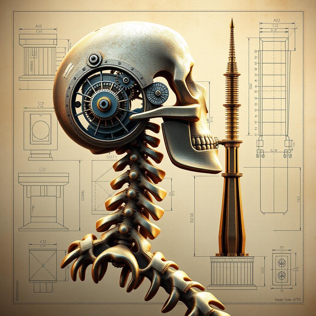 The Artistry of Anatomy: C1 & C2 Vertebrae