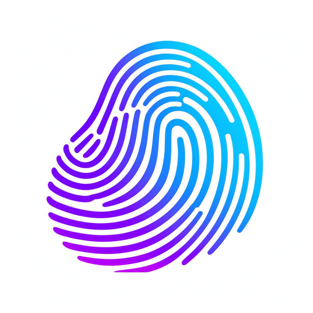 Modern Fingerprint Logo Design for Tech & Security Brands