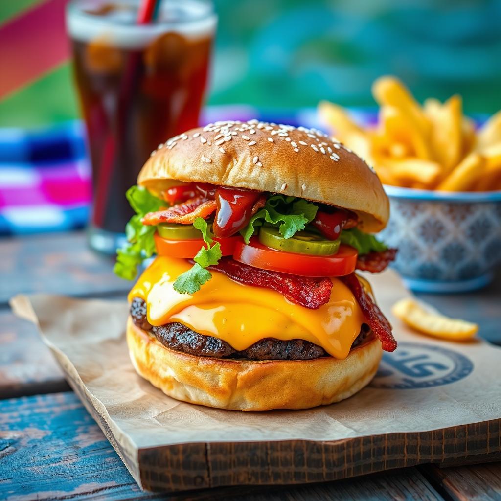 Ultimate Cheeseburger: A Flavor Explosion