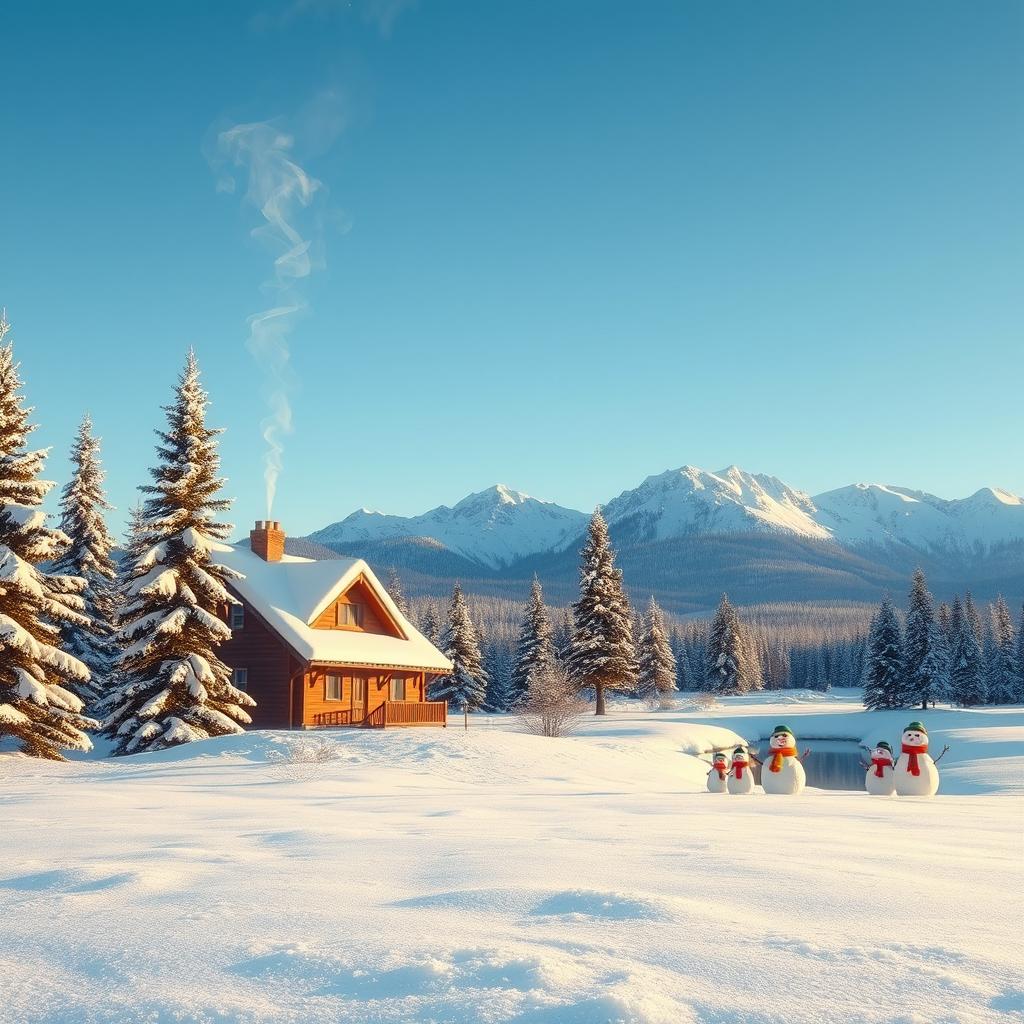 Cozy Winter Retreat: A Serene Cottage in Nature