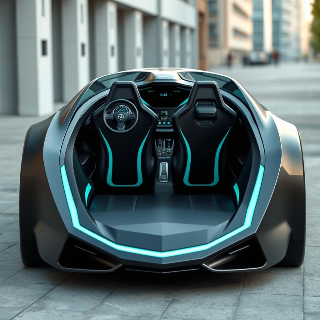 Experience the Future: Fighter Jet Cockpit Electric Car