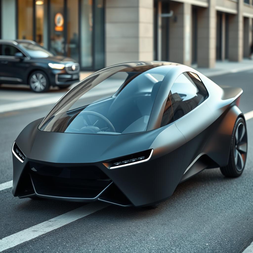 Single-Seat Electric Car: The Jet-Inspired Ride