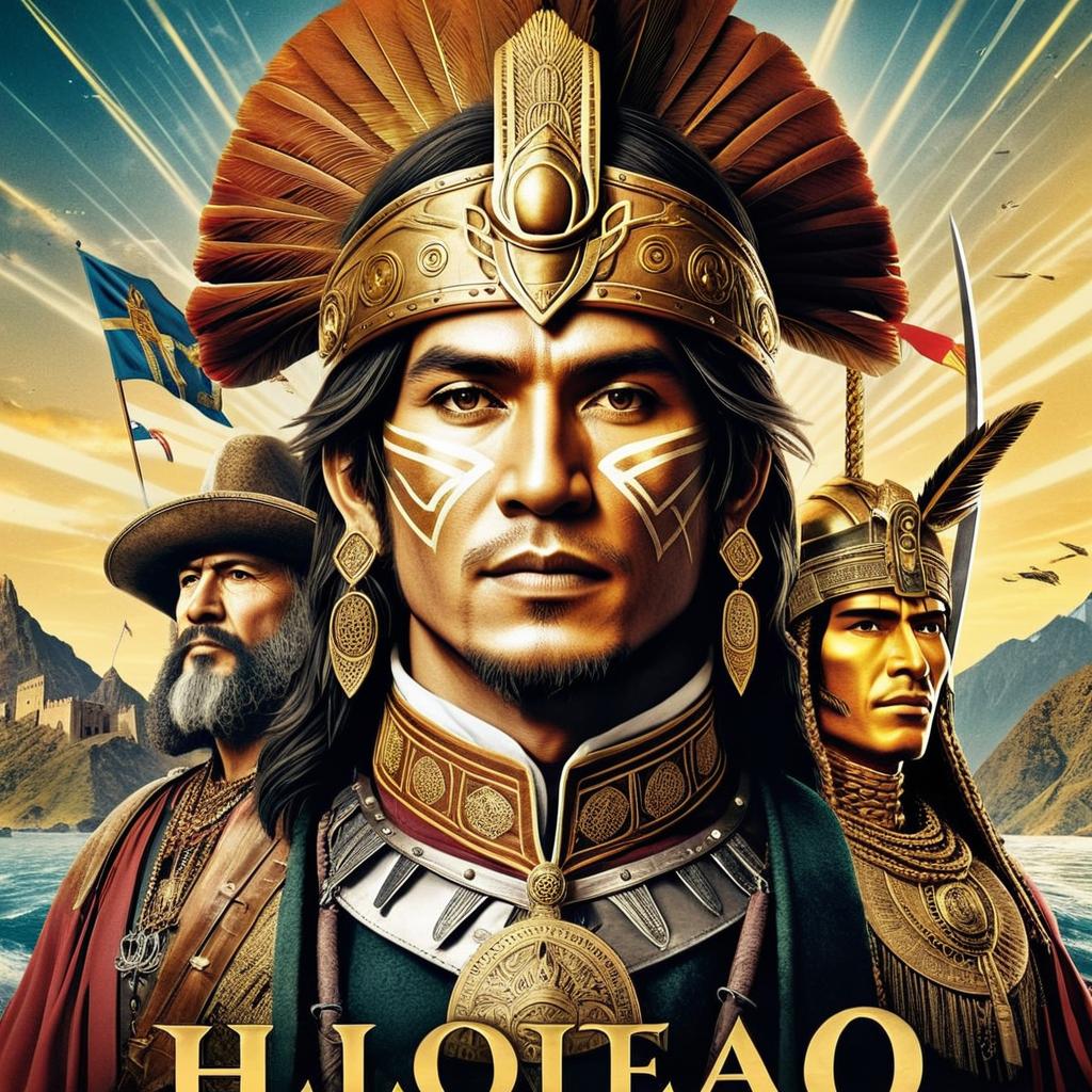 Exploring Cultural Duality: Book Cover Design of Inca and Spanish Conqueror