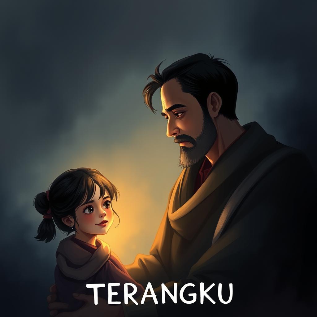 A Moment of Light: Father and Daughter in Shadows