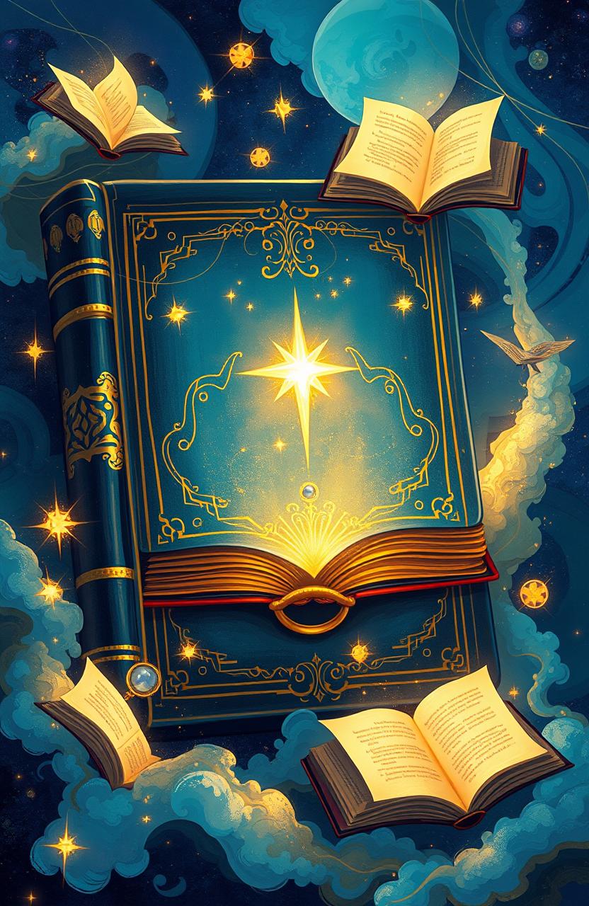 Unlock Your Imagination: Mystical Book Cover Illustration