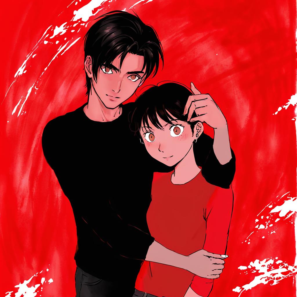 Dramatic Character Illustration - Emotions in Contrast