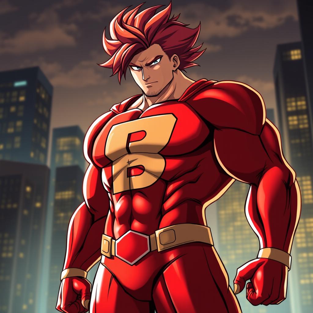 Unleash Your Inner Hero: Muscular Superhero Inspired by All Might