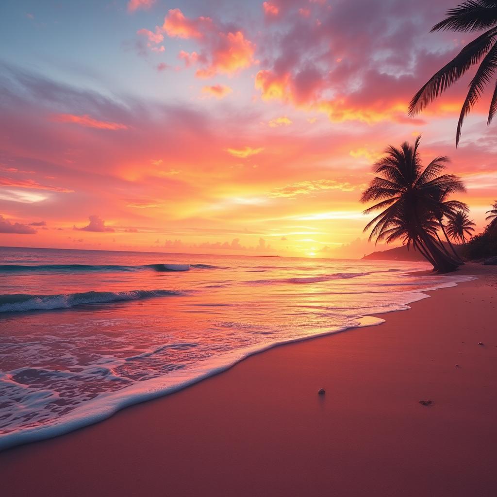 Breathtaking Beach Sunset | Tranquility Awaits