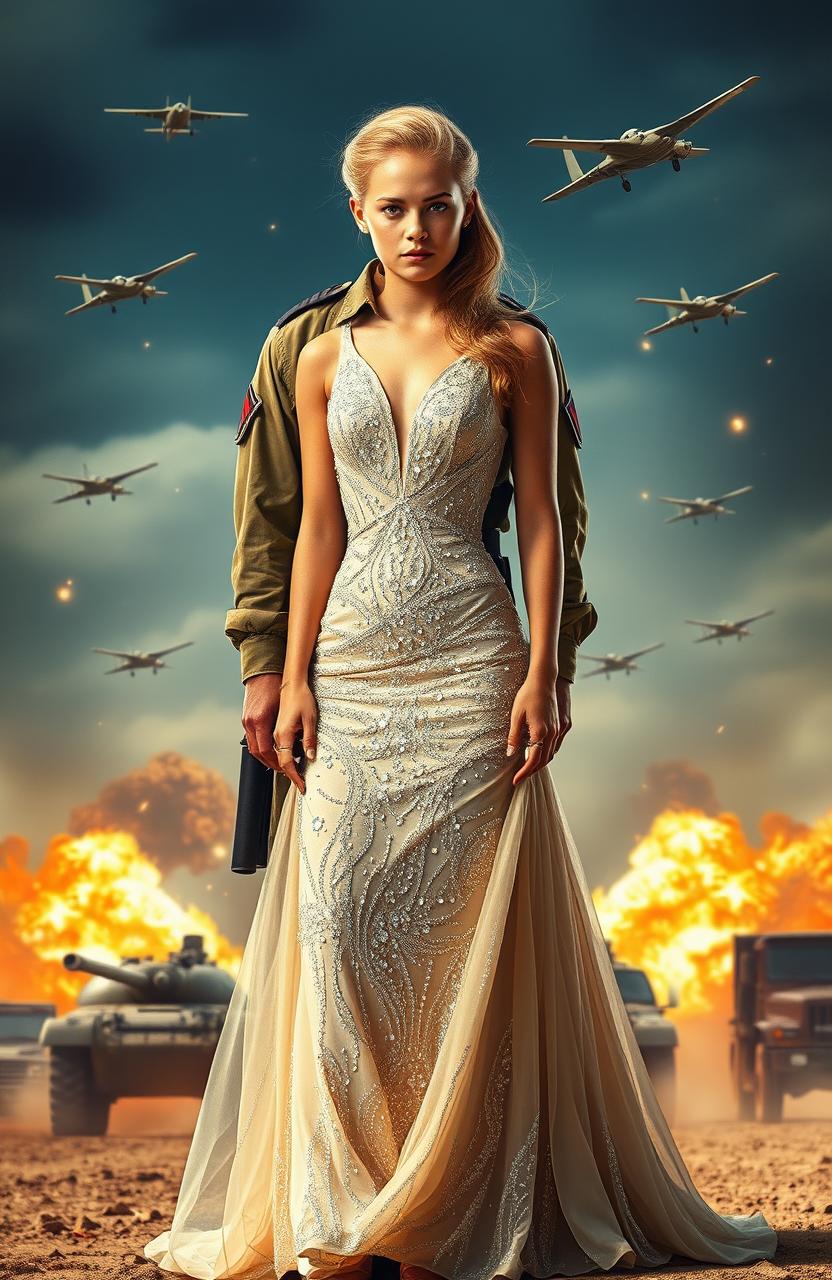 Military Pride Meets Glamour: An Epic Scene