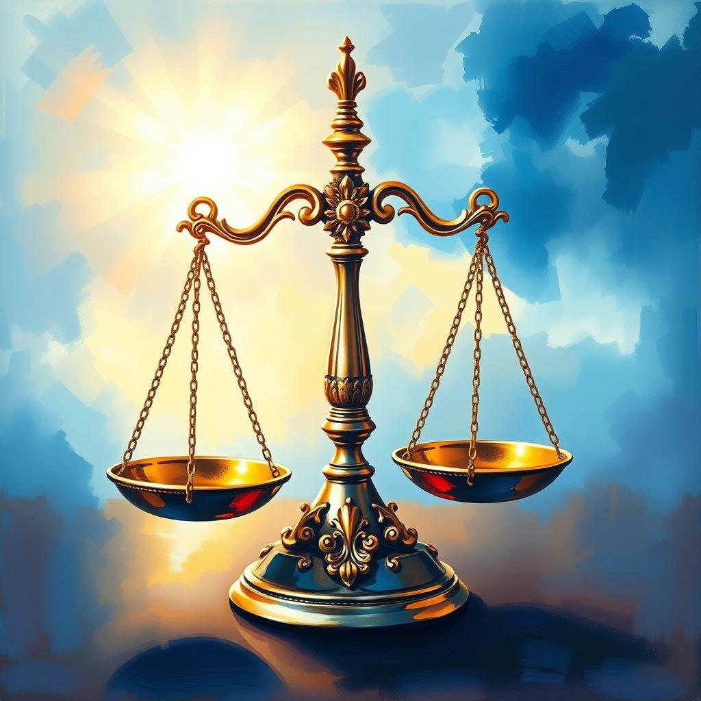 Symbol of Justice and Hope: The Law Scale