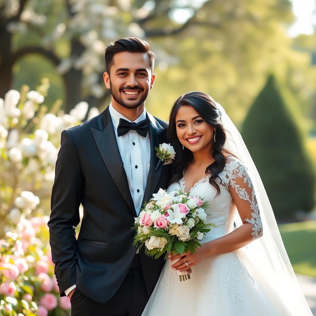 Elegant Wedding Photos of Mia Khalifa and Her Groom