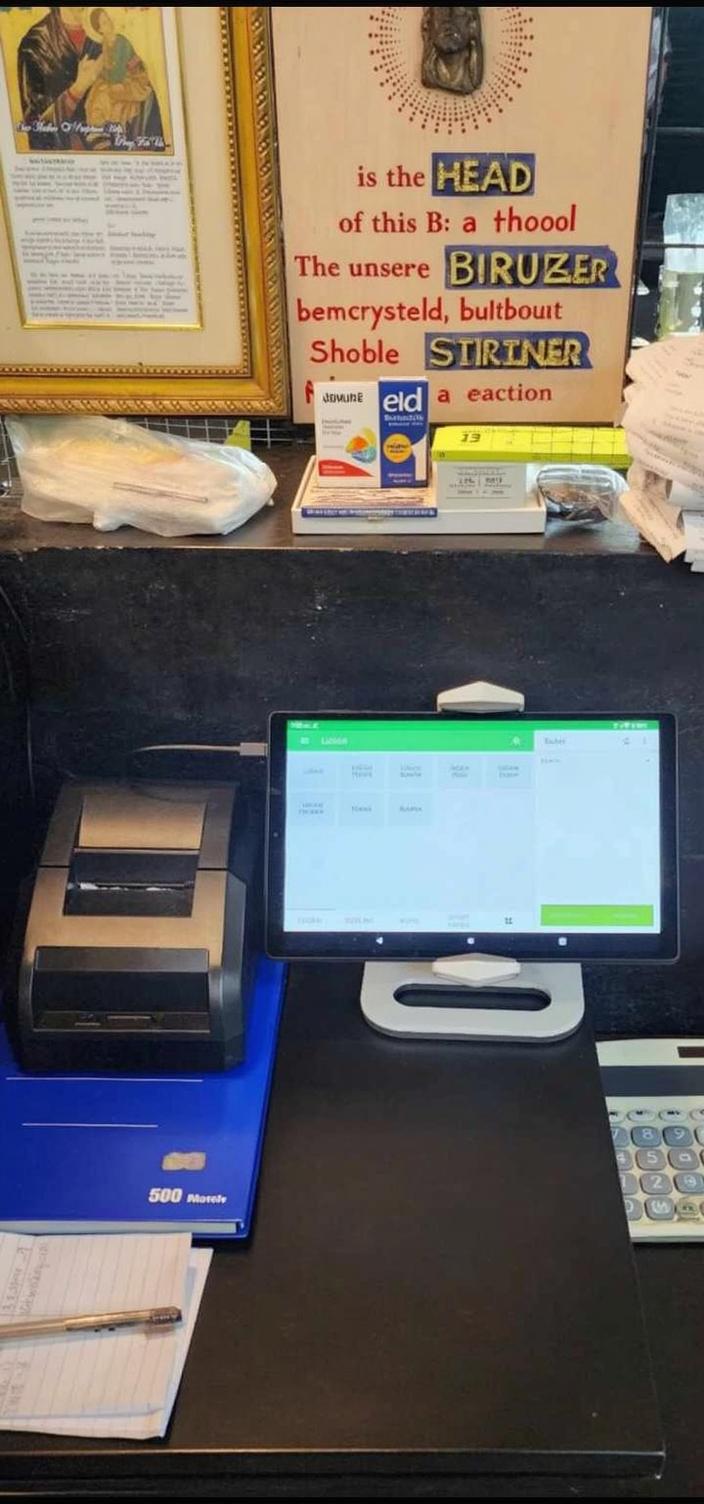 Sleek & Smart: Modern POS System Close-Up