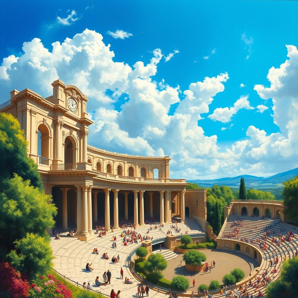 Majestic Grand Amphitheater Painting