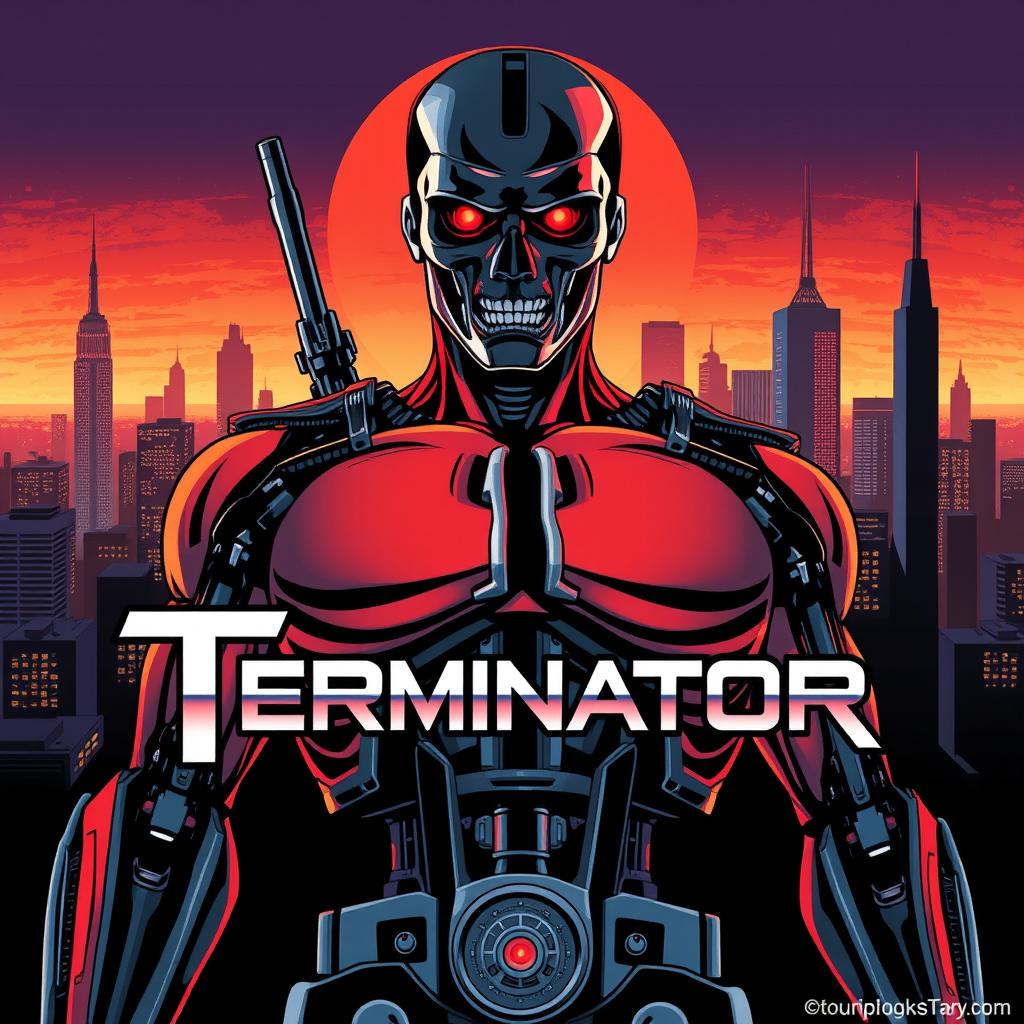 Terminator Reimagined in Iconic Anime Style