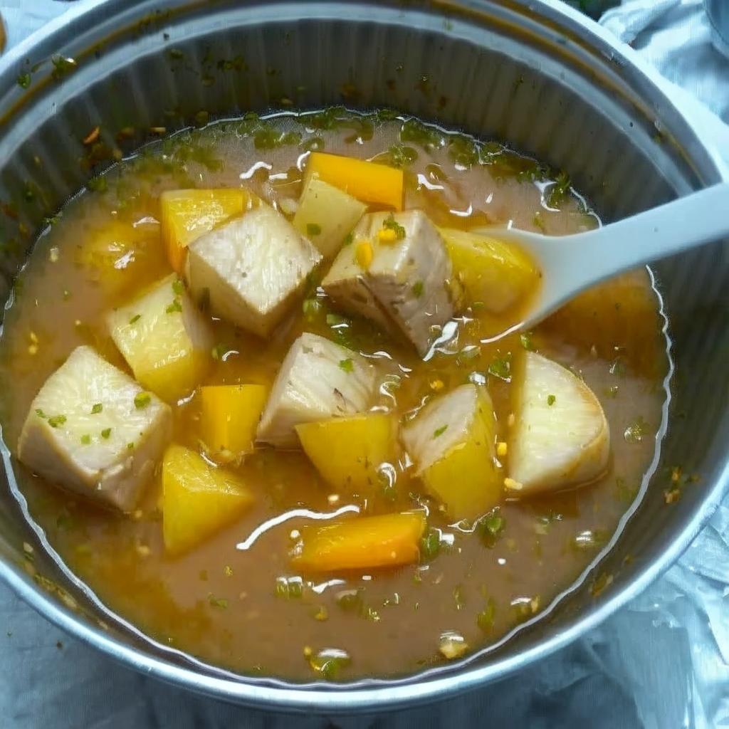 Messy and Flavorful Encebollado: A Shrimp Stew Delight
