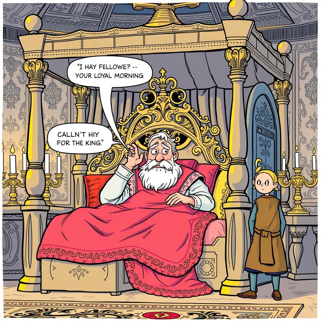 The Royal Awakening: A Comic Strip Adventure