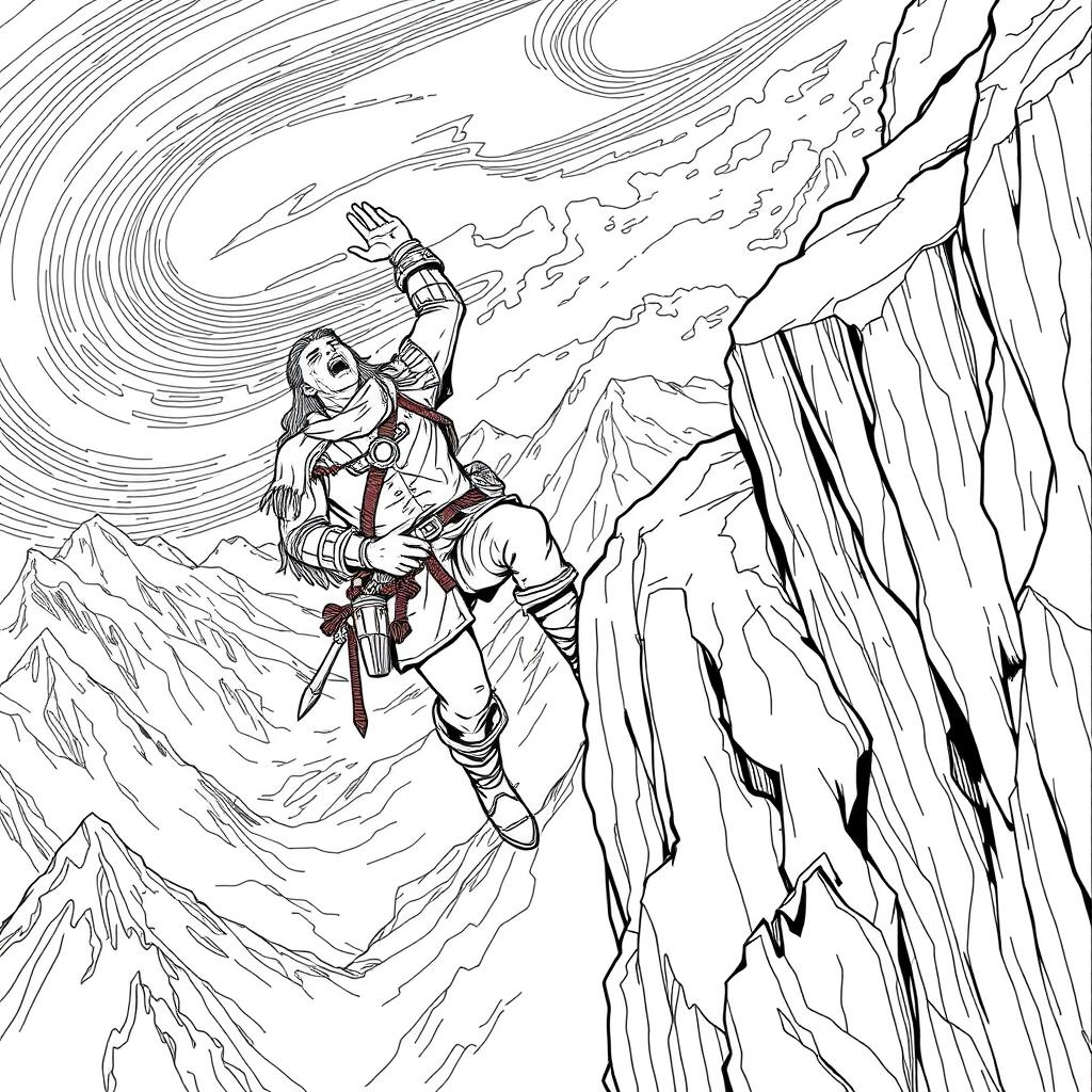 Daring Despair: Medieval Adventurer's Plight