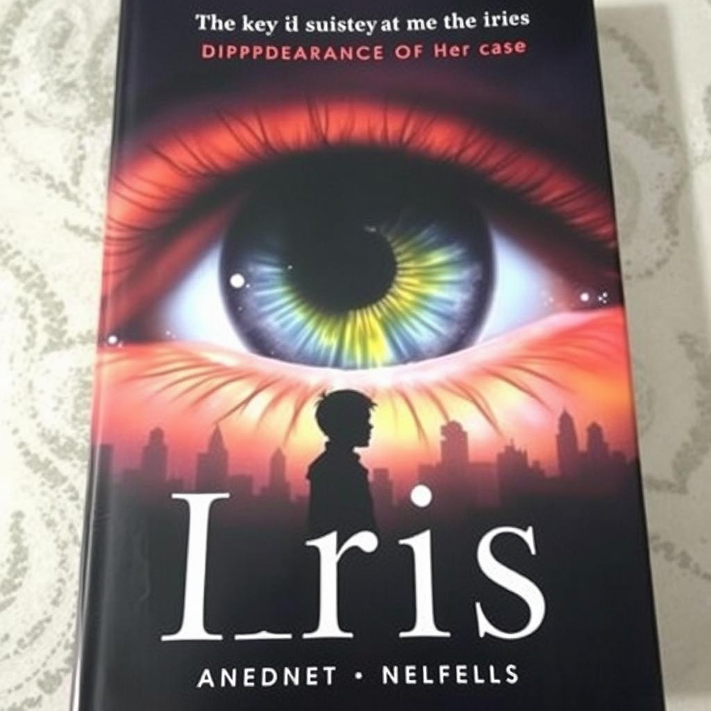 Mystical Iris: A Captivating Book Cover
