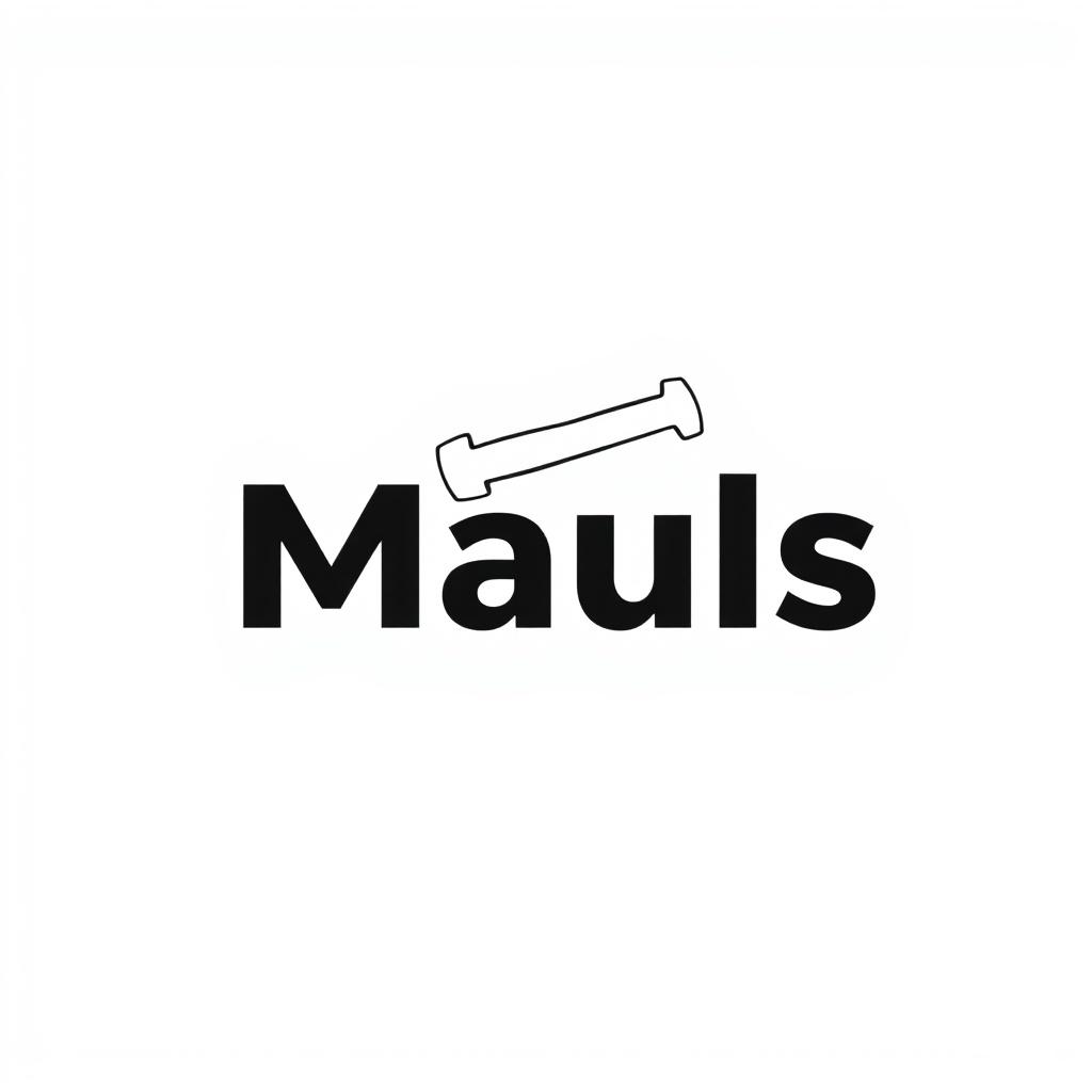 Mauls Logo: Modern & Bold Typography