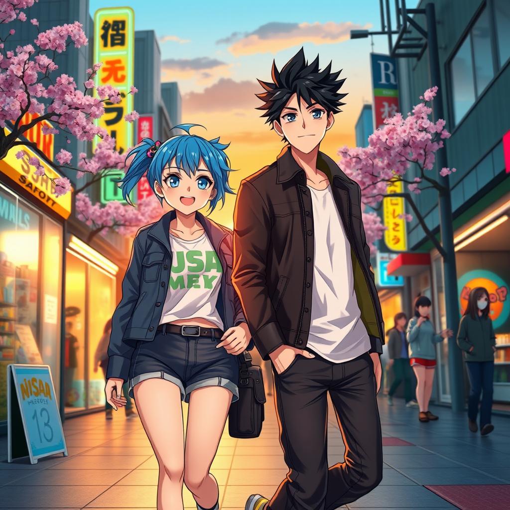 Dynamic Duo: Anime Characters in Action