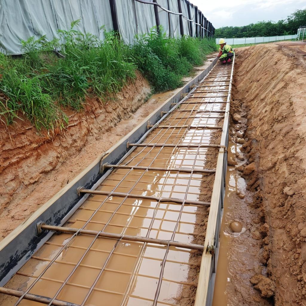 Construction Site Insights: Dry Trench for Concrete Foundations