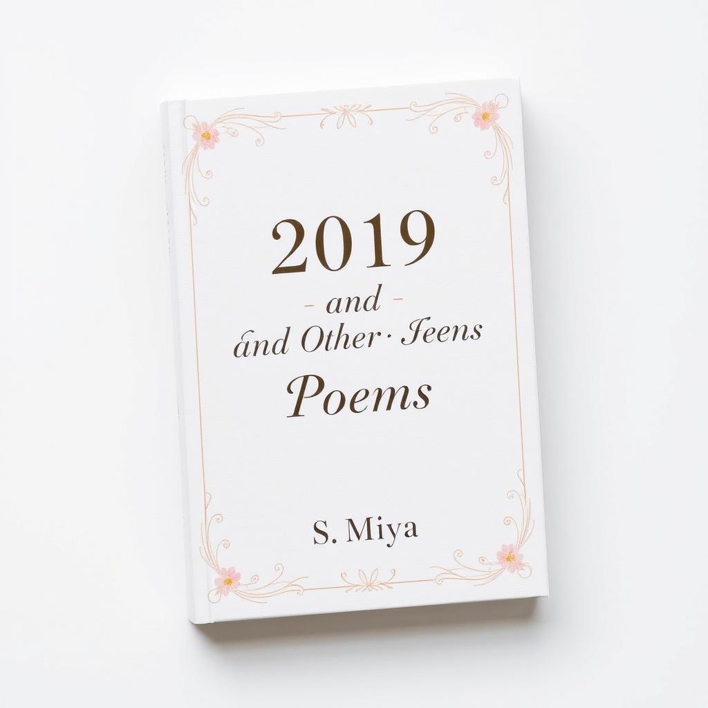 Elegance in Verse: A Stunning Poetry Book Cover