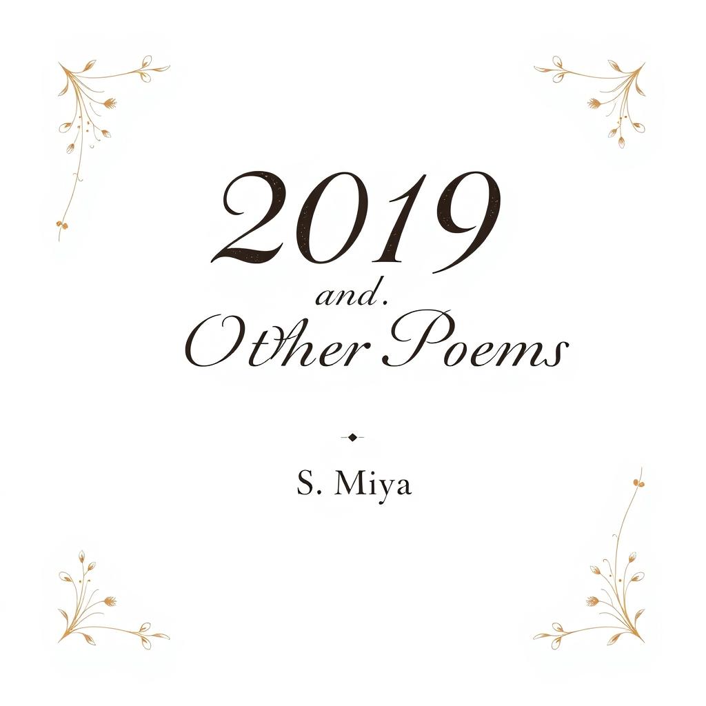 Capture the Essence: Elegant Poetry Book Cover