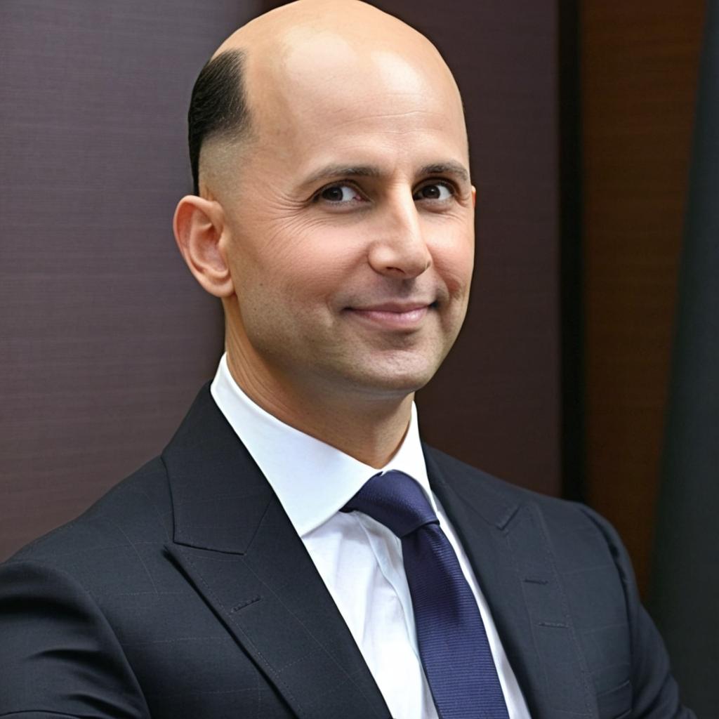 Elegant Portrait of a Confident Man in a Formal Suit
