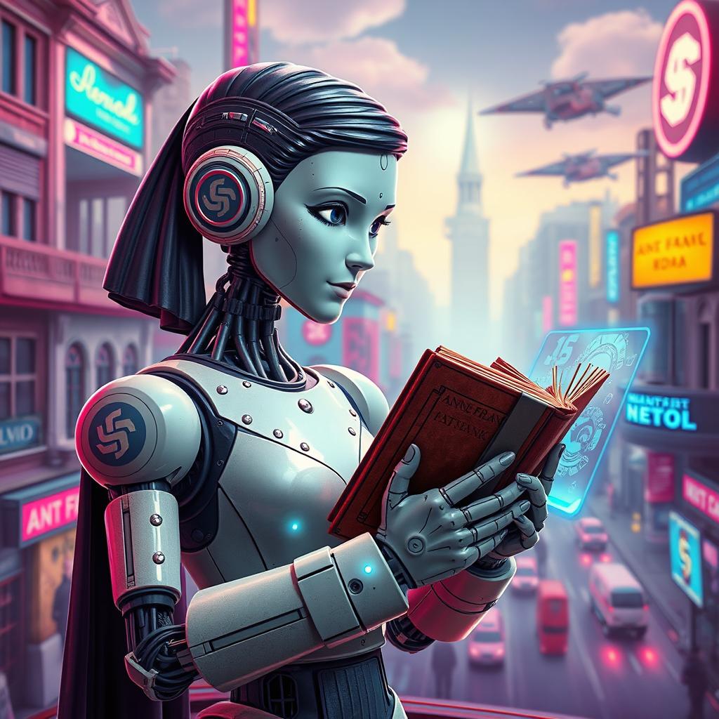 Explore the Anne Frank Inspired Futuristic Robot