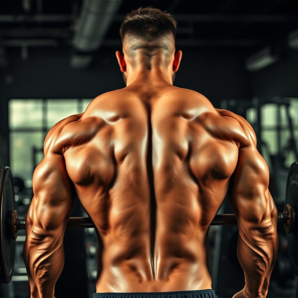 Unleash Your Strength: Muscular Back of a Bodybuilder