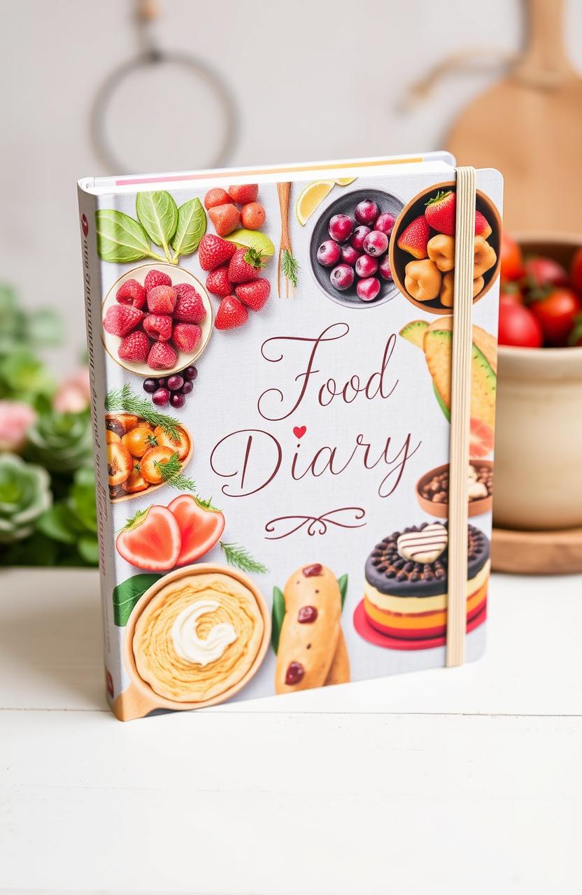 Explore Your Culinary Journey: Food Diary Book Cover