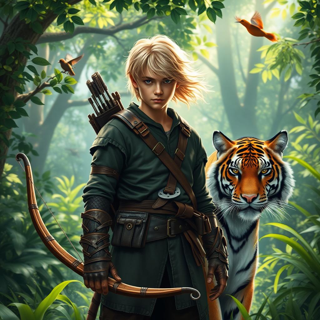 Fearless Ranger in Nature's Embrace
