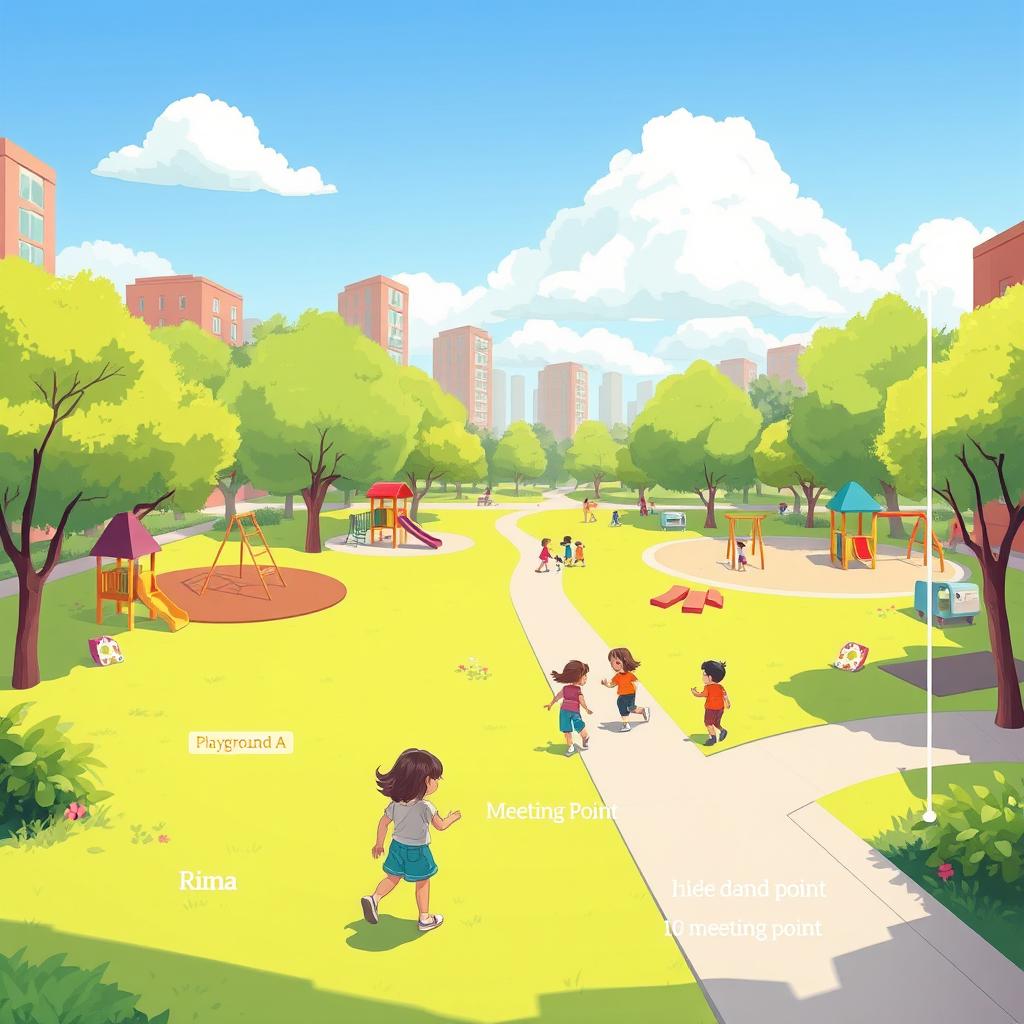 Explore the Perfect City Park: A Triangular Pathway Adventure