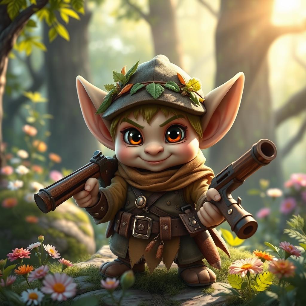 Meet the Playful Goblin Ranger of the Enchanted Forest