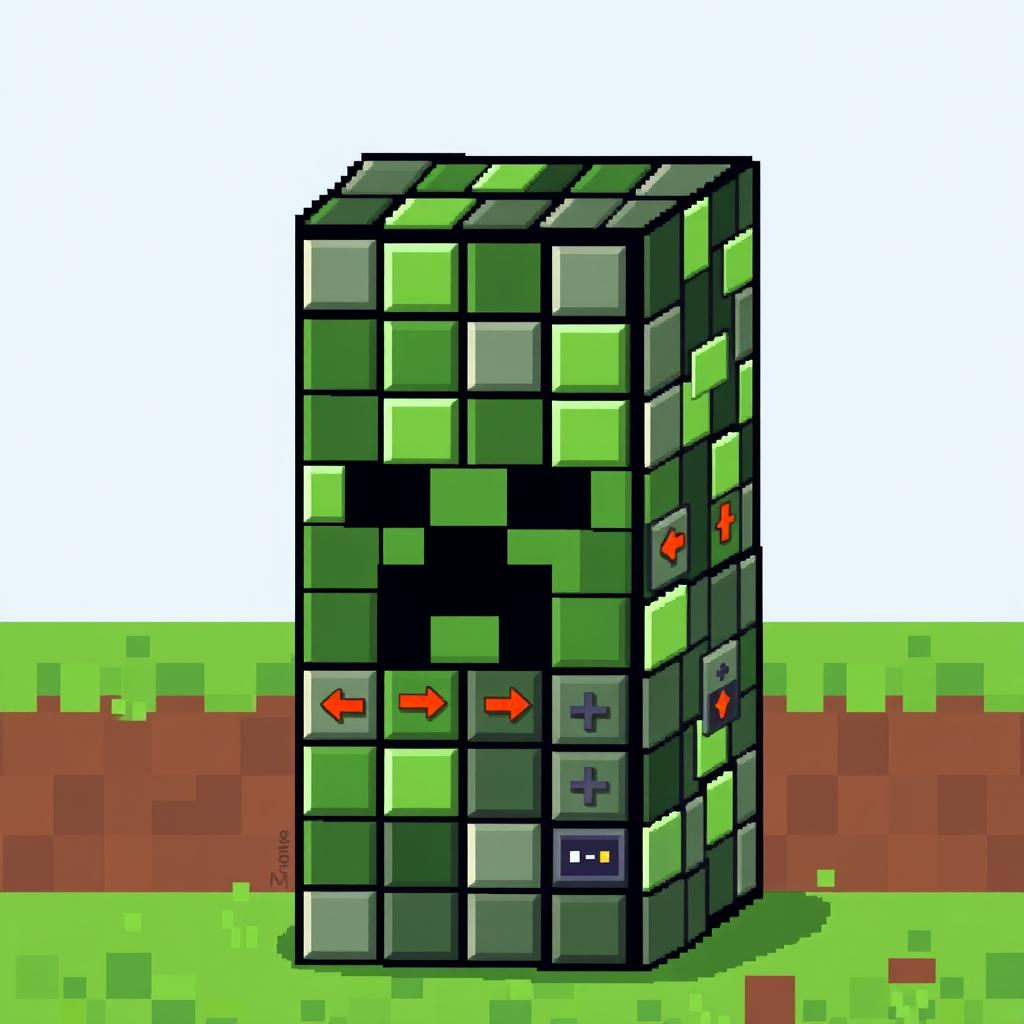 Pixel Art Creeper | Minecraft Twist