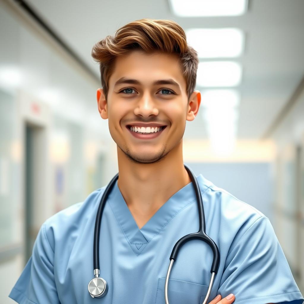 Meet Joel: The Confident Young Male Nurse