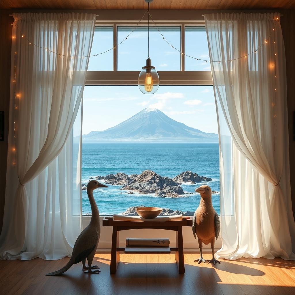 Ocean Bliss: Serene Interior with Stunning Views