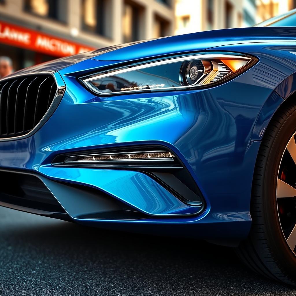 Sleek Modern Car Bumper Design
