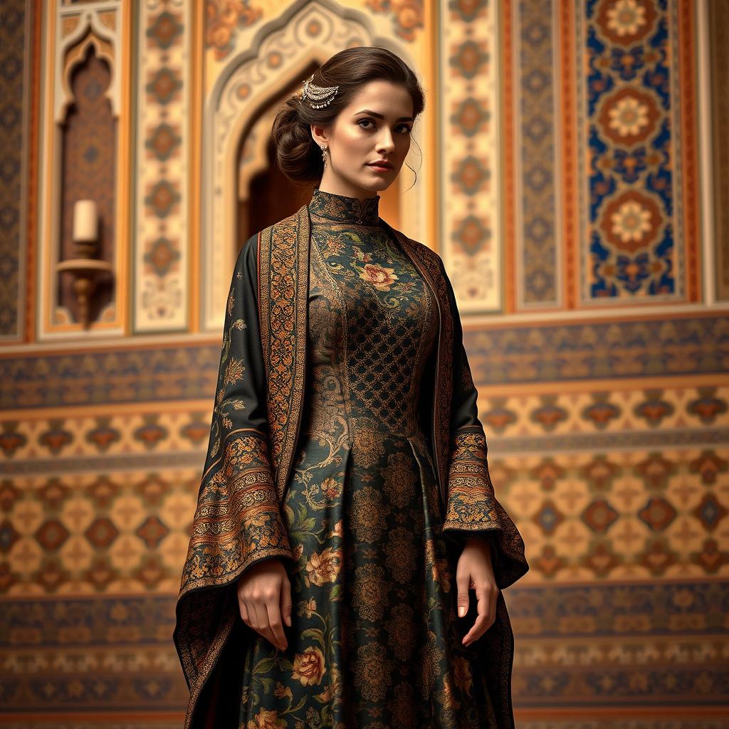 Elegance Redefined: Victorian Meets Iranian Art