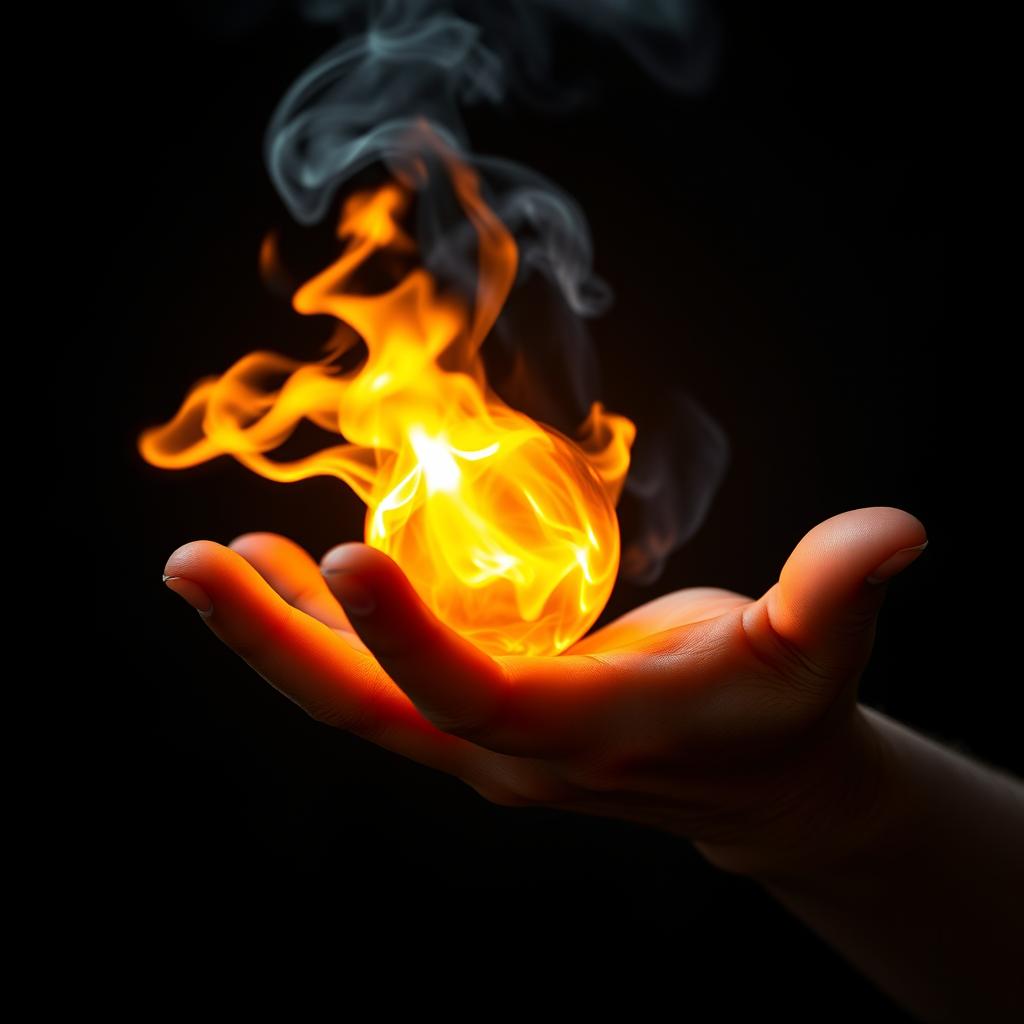 Unleash the Power: Fireball in Hand