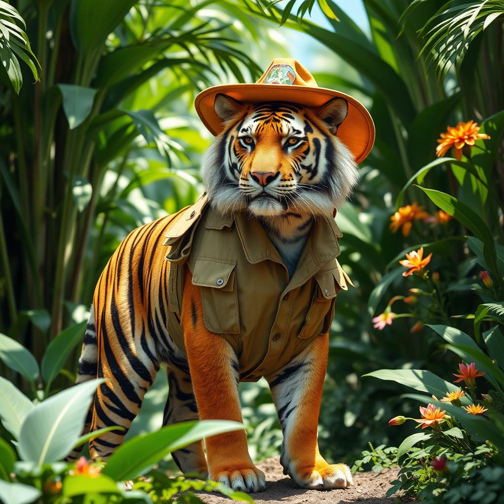 Meet the Majestic Jungle Explorer Tiger!