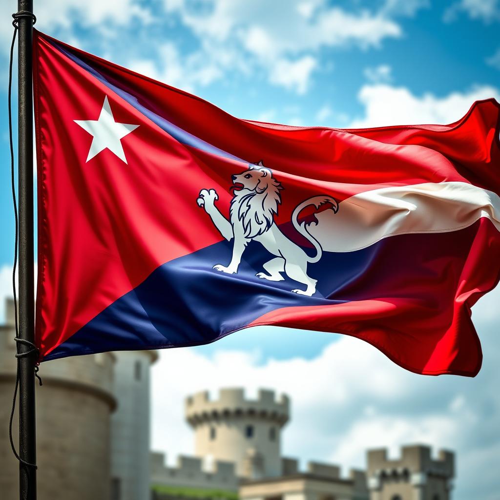 Medieval Modern: A Unique Take on the Cuban Flag