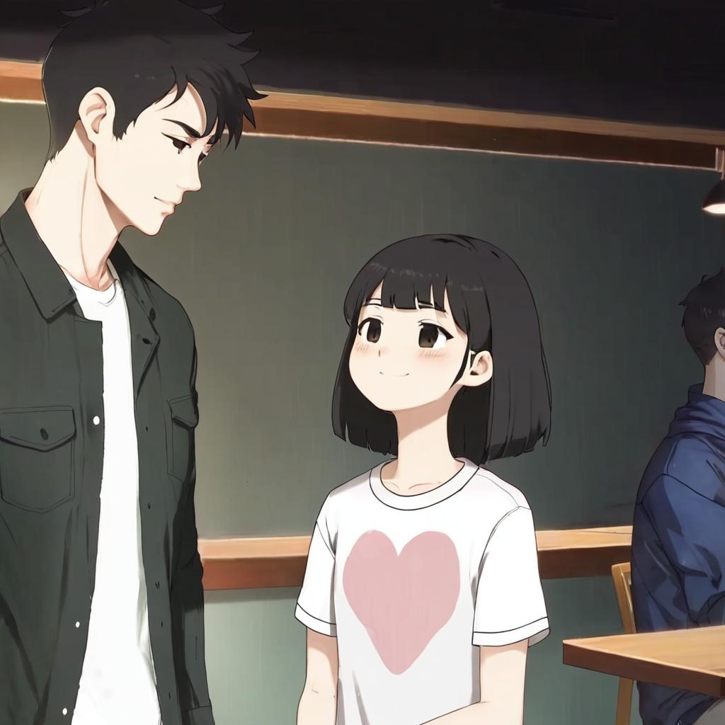 Vibrant Anime Classroom Scene Illustration