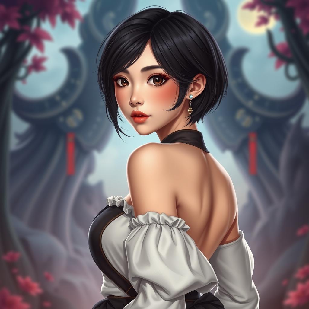 Empowered Elegance: Asian Female Guild Representative