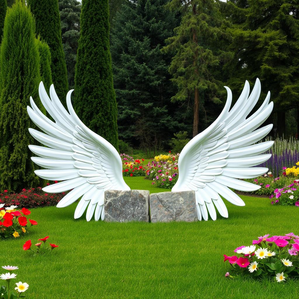 Winged Serenity: A Unique Landscape Design