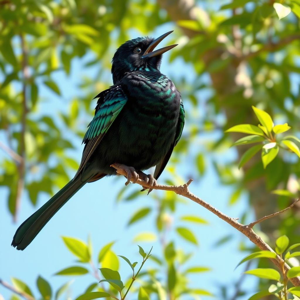 Gorgeous 3D Koel Bird Rendering