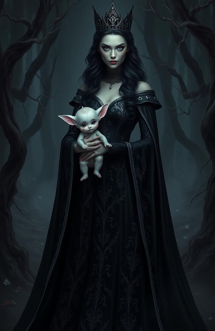 The Dark Queen: Elegance Meets Intimidation