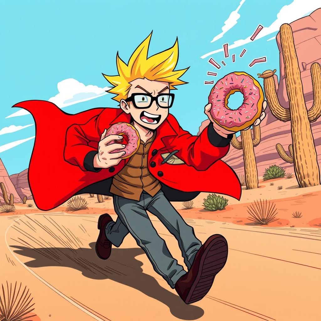 Vash the Stampede: Epic Run with a Donut
