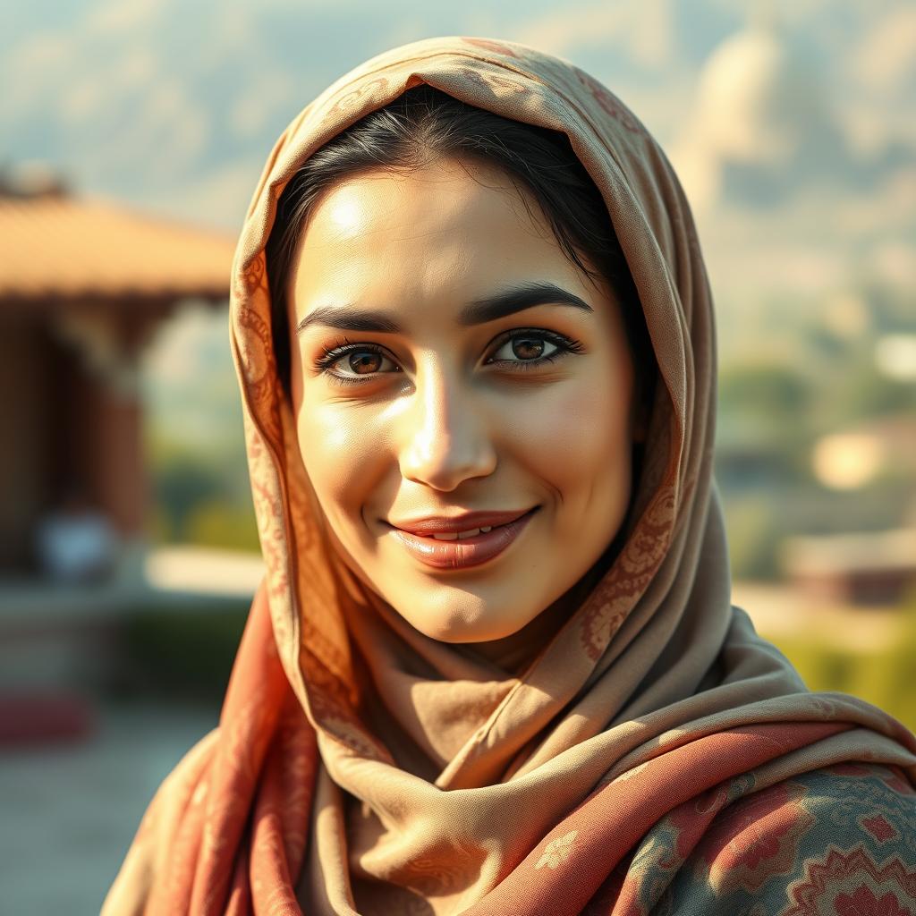 Stunning Portrait of an Iranian Hijabi Woman